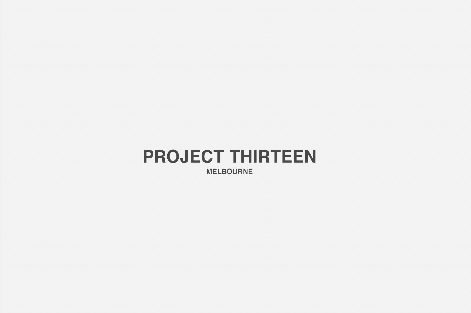 PROJECT THIRTEEN